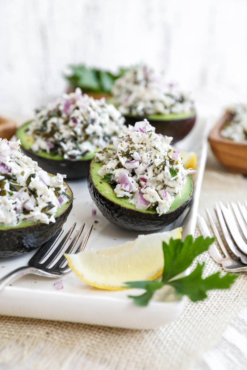Crab Stuffed Avocados | Jenny Shea Rawn