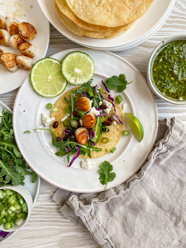 Seared Scallop Tostadas | Scallops | Jenny Shea Rawn