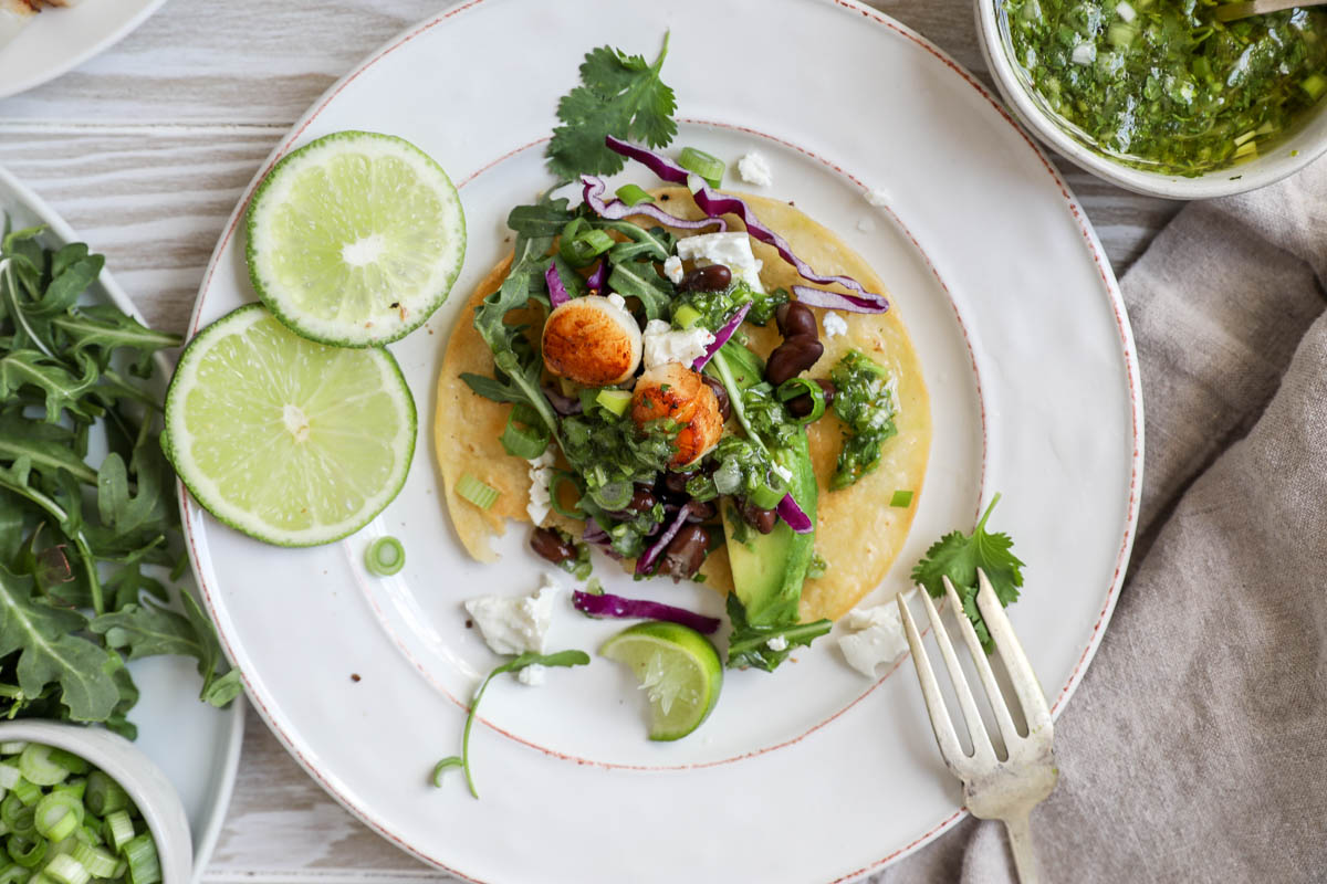 Seared Scallop Tostadas | Scallops | Jenny Shea Rawn
