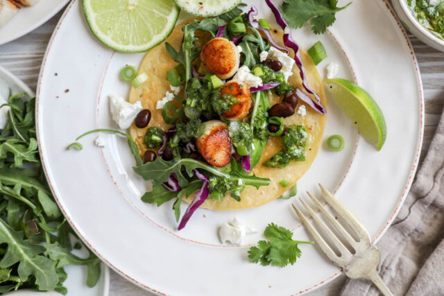 Seared Scallop Tostadas | Scallops | Jenny Shea Rawn