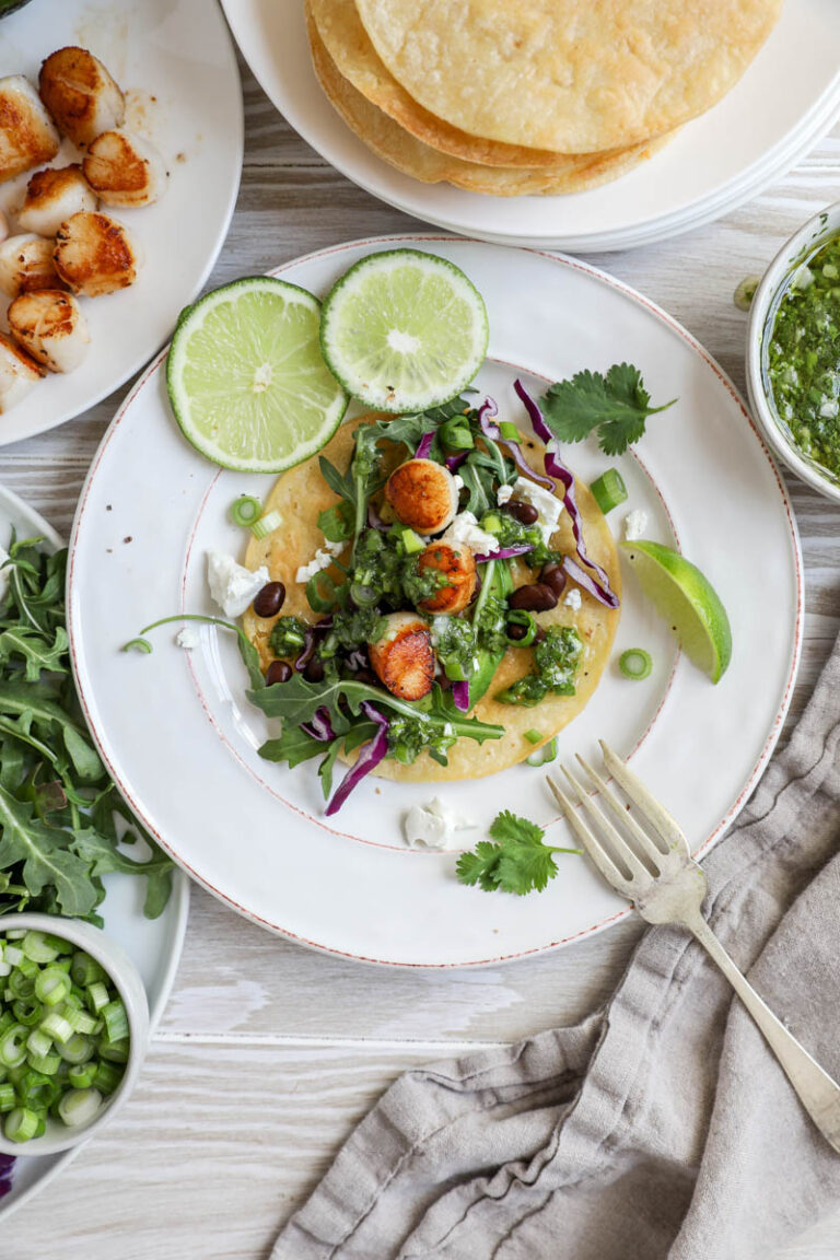 Seared Scallop Tostadas | Scallops | Jenny Shea Rawn