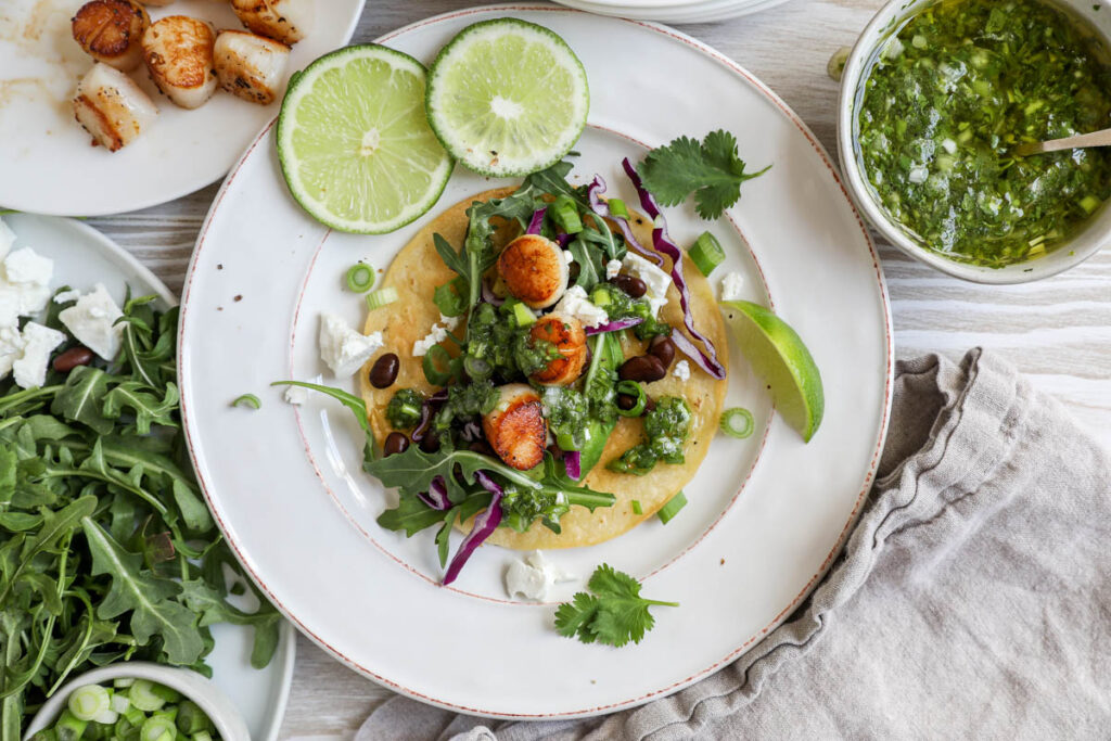 Seared Scallop Tostadas | Scallops | Jenny Shea Rawn