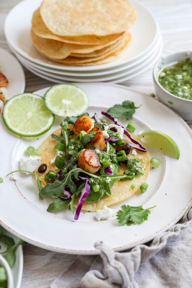 Seared Scallop Tostadas | Scallops | Jenny Shea Rawn