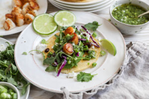 Seared Scallop Tostadas | Scallops | Jenny Shea Rawn