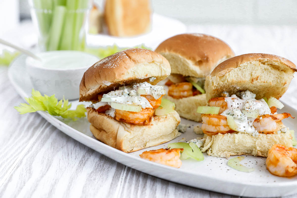 Buffalo Shrimp Sliders | Shrimp | Jenny Shea Rawn