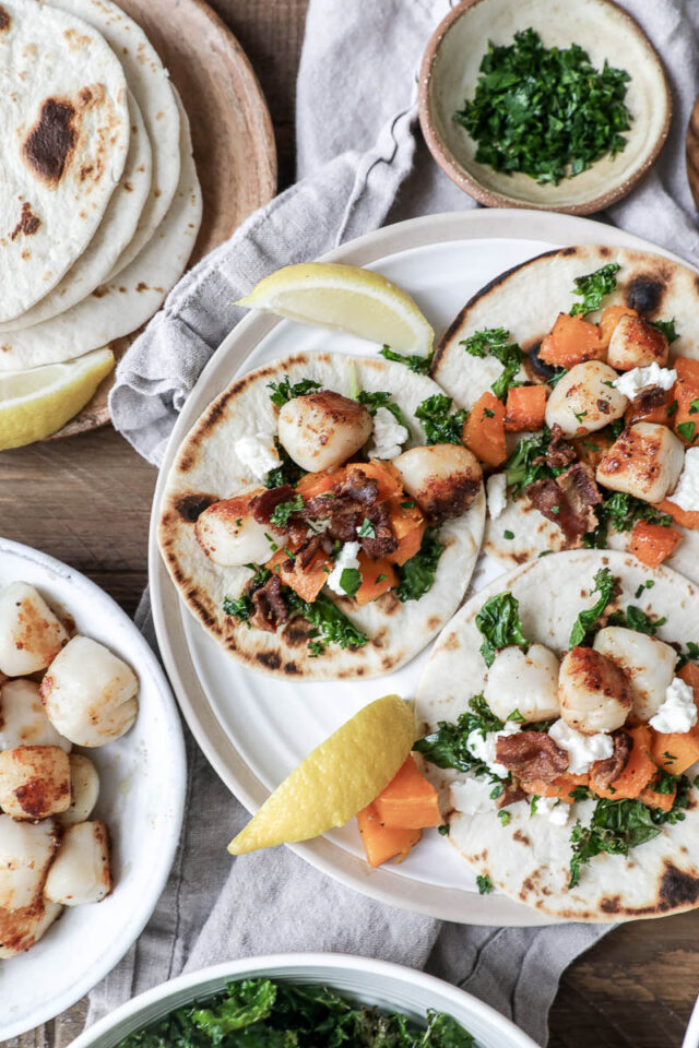 Bay Scallop Tacos