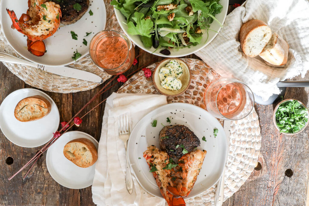 Surf and Turf Dinner for Two | Lobster | Jenny Shea Rawn