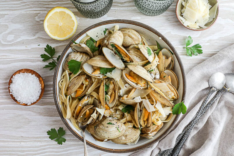 Pasta with Clams - Jenny Shea Rawn