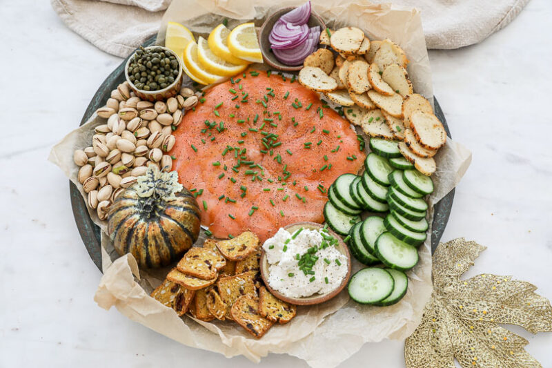 Smoked Salmon Board | Seacuterie Board | Jenny Shea Rawn